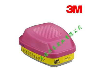 3M 60928溴甲烷/放射性碘滤盒及P100颗粒物滤棉 _3M60928滤毒盒批发、零售-上海兴誉实业有限公司